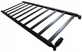Regnis DEX, Topné těleso 430x1520mm, 642W, černá matná, DEX150/40/BLACK