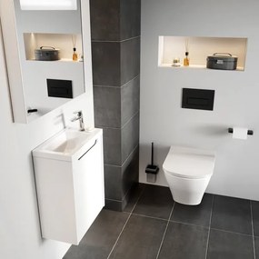 Ravak WC tlačítko Uni Slim černé - X01744