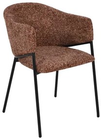 Designová židle Nikolai hnědá
