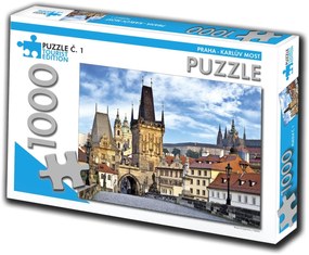 Tourist edition puzzle praha - karlův most 1000 dílků (č.1)