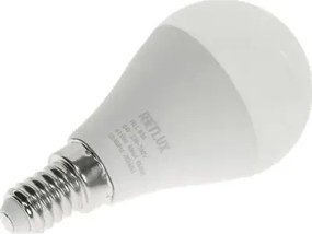 RETLUX RLL 634 G45 E14 mini Globe 6W / 810 lm / 6500K - denní bílá / D