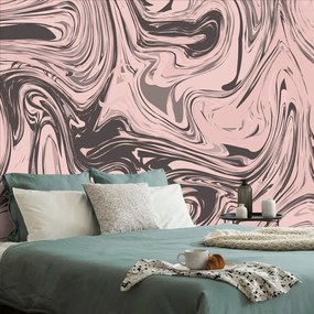 Samolepící tapeta abstraktní vzor ve starorůžovém odstínu - 450x300 cm