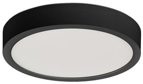 ACB Iluminacion Stropní LED svítidlo KORE, ⌀ 14 cm, 12W, CRI90 Barva: Černá, Teplota světla: 3000K - teplá bílá
