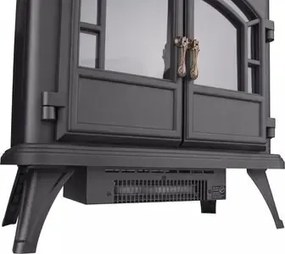 EXTOL-LIGHT Krb elektrický s plápolajícím ohněm LED a topením dvoukříd