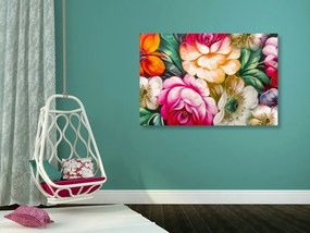 Obraz impresionistický svět květin - 90x60 cm