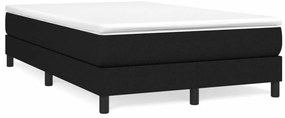 Box spring postel s matrací černá 120x190 cm textil 3269659