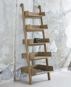 Policový regál Wallter III Solid mango white antique