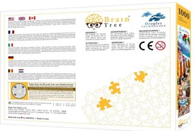 Brain Tree Puzzle Dovolená na pláži 1000 dílků