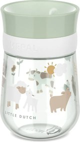 Světle zelený plastový dětský hrnek 300 ml Little Farm by Little Dutch – Mepal
