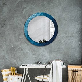 Kulaté dekorativní zrcadlo na zeď Abstraktní umění fi 70 cm