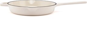 Elmich Smaltovaná litinová pánev Ember 26 cm - krémově bílá