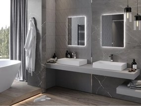 Mexen Sun podsvícené koupelnové zrcadlo 50 x 70 cm, LED 6000K, anti-para - 9807-050-070-611-00