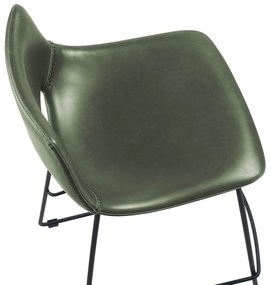 Barová židle mira 76 cm zelená MUZZA