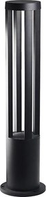 LED Venkovní lampa LED/10W/230V 3000K IP65 80 cm černá