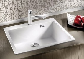 Blanco Pleon 8, silgranitový dřez 700x510x220 mm, 1-komorový, černá, BLA-525957