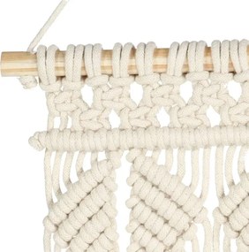 Nástěnný závěs macramé 40 x 80 cm bavlna 323997