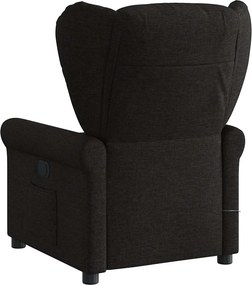 Elektrické masážní polohovací křeslo černé textil 3303366