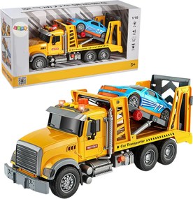 LEAN Toys Odtahovka – silniční pomoc, auto 2 v 1, nastavitelná, světla, zvuky