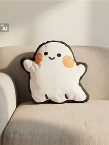 Sinsay - Halloweenský dekorativní polštář ve tvaru ducha - bílá