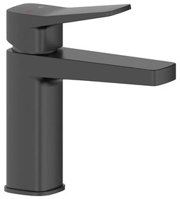 KFA Armatura 4522-825-81 - Umyvadlová baterie + výpusť MALAGA 17 cm černá 4522-825-81