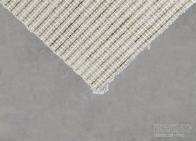 Breno Metrážový koberec NOBLE 75 světle šedý, šíře 400 cm, Šedá
