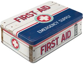Postershop Plechová dóza - First Aid (Emergency Supply) 2,5l