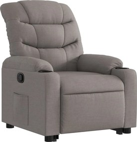 Zvedací polohovací křeslo taupe textil 3206652