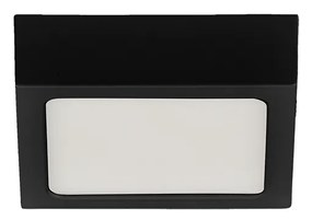ACB Iluminacion Stropní LED svítidlo ROKU, š. 9 cm, 6W, CRI90 Barva: Černá, Teplota světla: 3000K - teplá bílá