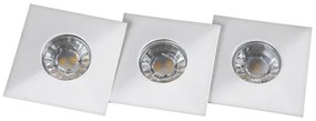 Rabalux 1080 - SADA 3x LED Koupelnové podhledové svítidlo RANDY 1xLED/4W/230V hr