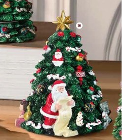Vánoční stromek, hrací skříňka 17cm s hudbou otáčí se BRANDANI