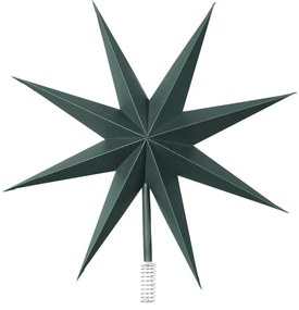 Broste Papírová hvězda "TOP STAR" 30 cm, tm. zelená