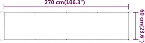 Vertikální markýza světle zelená 60 x 270 cm oxfordská látka 148297