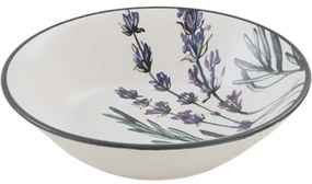 Sada 6 kameninových hlubokých talířů Herbal 18 cm