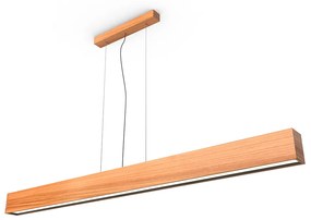 Závěsné lineární dřevěné svítidlo nad stůl woodLED Linus  Závěsné lineární dřevěné svítidlo nad stůl woodLED Linus Délka: 1600 mm, Dřevodekor: Třešeň…