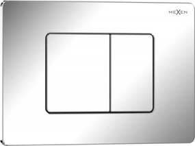 Mexen Tex 05, splachovací tlačítko z nerezavějící oceli, lesklý chrom, 6105-03