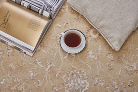 Diamond Carpets koberce Ručně vázaný kusový koberec DCM III DESP HK15 White Mix ROZMĚR: 240x300