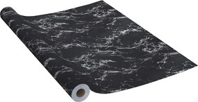 Samolepící tapeta na nábytek černý kámen 500 x 90 cm PVC 326143