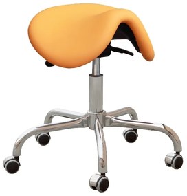 KOVONAX Ordinační stolička Cline F Čalounění: Koženka MEDITAP, Barva látky: MEDITAP 5154, Povrchová úprava (barva): Chrom