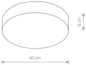 Vnější  stropní svítidlo Nowodvorski ARENA WHITE LED 10185