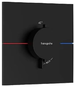 Hansgrohe ShowerSelect Comfort - Termostatická baterie pod omítku, matná černá 15574670