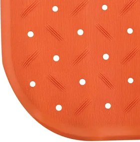 MSV CLASS Premium protiskluzová podložka do sprchy oranžová / SBS kauč