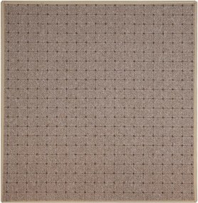 Condor Carpets 120x120 cm Kusový koberec Udinese béžový new čtverec, béžová, chodba / předsíň