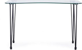 Pracovní stůl se skleněnou deskou 60x120 cm Rondo – Bizzotto