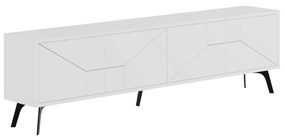 KALUNE DESIGN dřevěný TV stolek DUNE bílý 855DTE3094