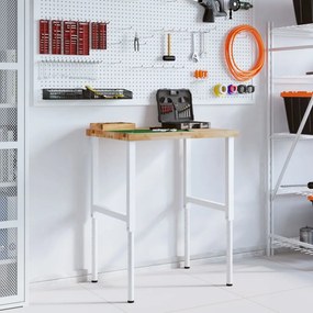 Pracovní stůl 80 x 60 x (73–99,5) cm masivní akácie obdélníkový 3309714