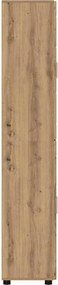 Vysoký bufet FLORIN 60 x 35 x 182 cm Artisanový dub 3397913
