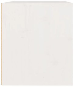Petromila Nástěnná skříňka bílá 45 x 30 x 35 cm masivní borové dřevo