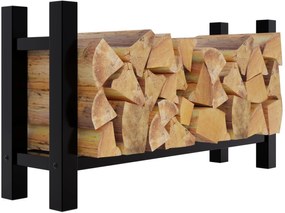 Stojan na palivové dřevo Heidal - hranatý rám | 60x100x30 cm