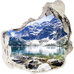 Wallmuralia Nálepka fototapeta 3D Morské oko Tatry 75x75 cm