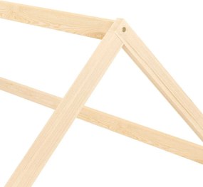 Rám dětské postele masivní borové dřevo 90 x 200 cm 283348